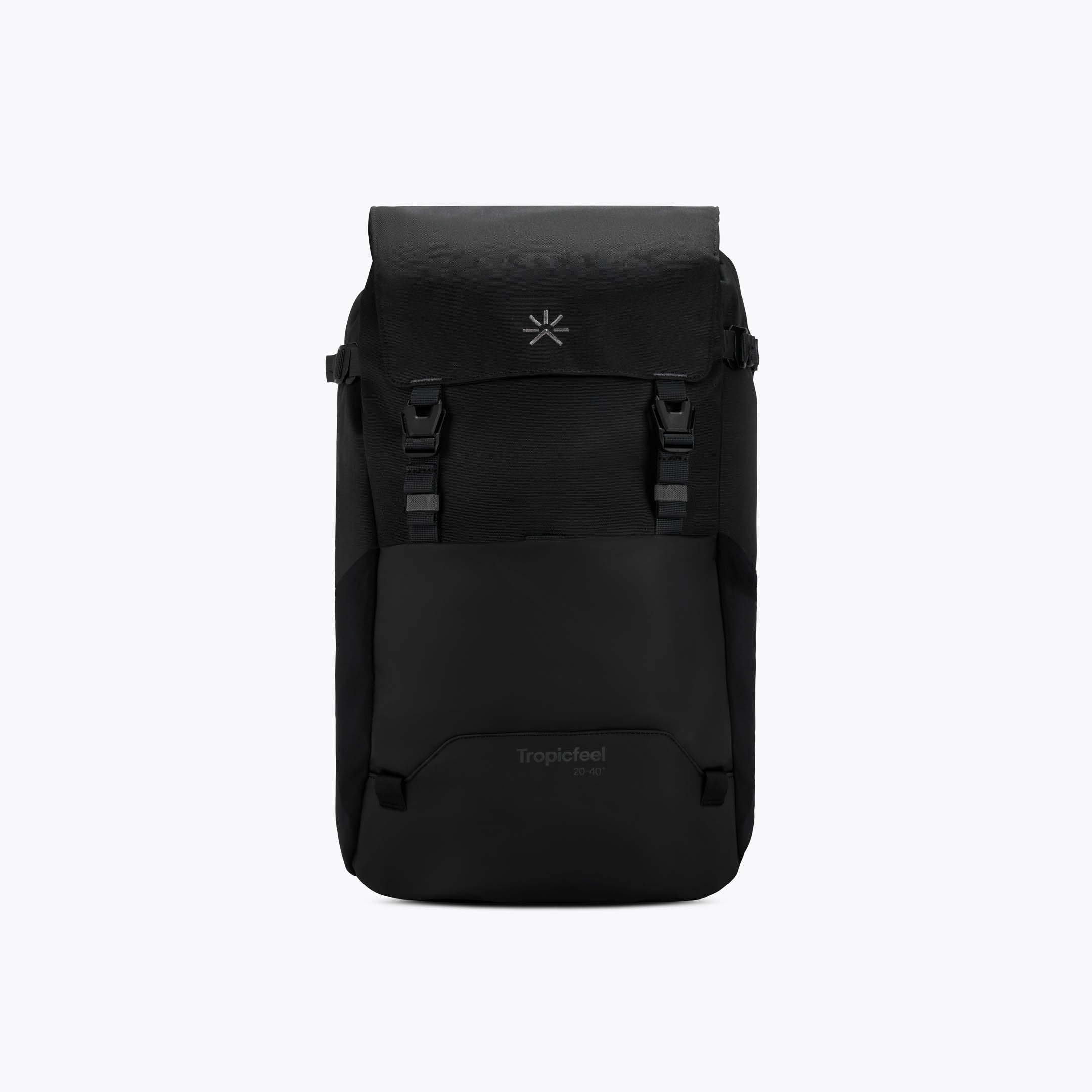 Shell Backpack All Black | Tropicfeel