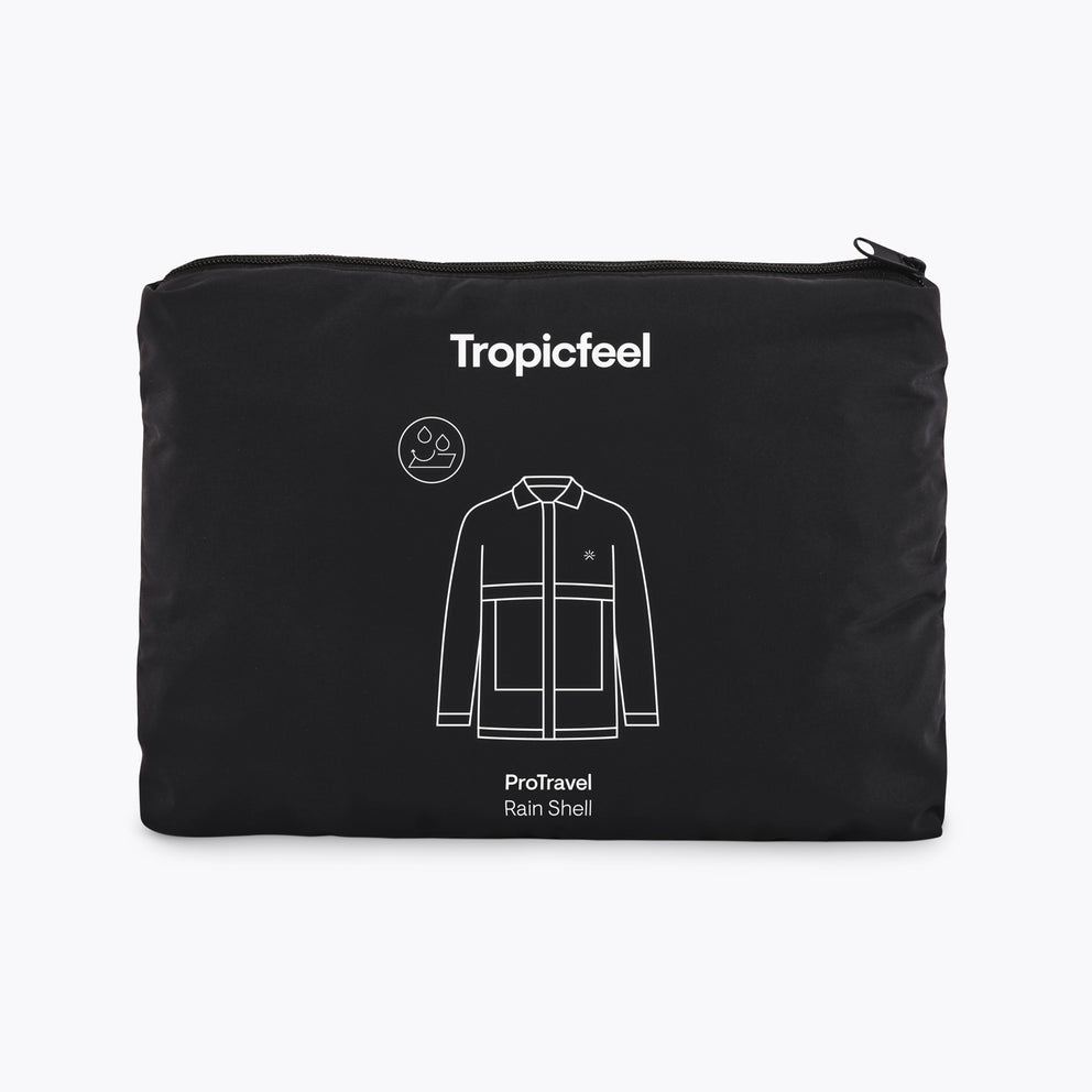 ProTravel™ Rain Shell All Black – Tropicfeel